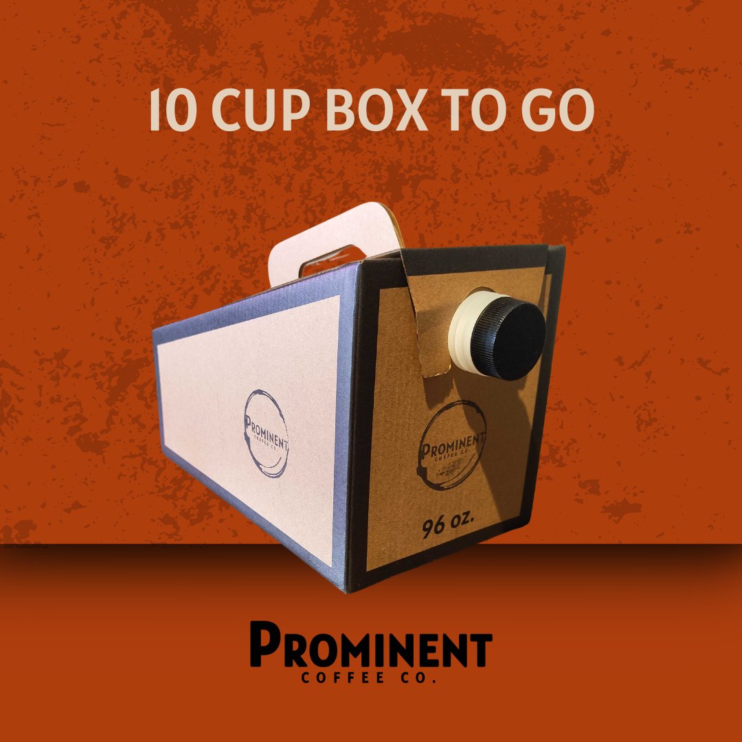 Prominent Box To Go | Prominent Coffee Co.